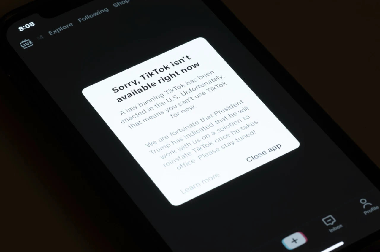 TikTok ban in effect. The app goes dark for millions in the U.S. and ...